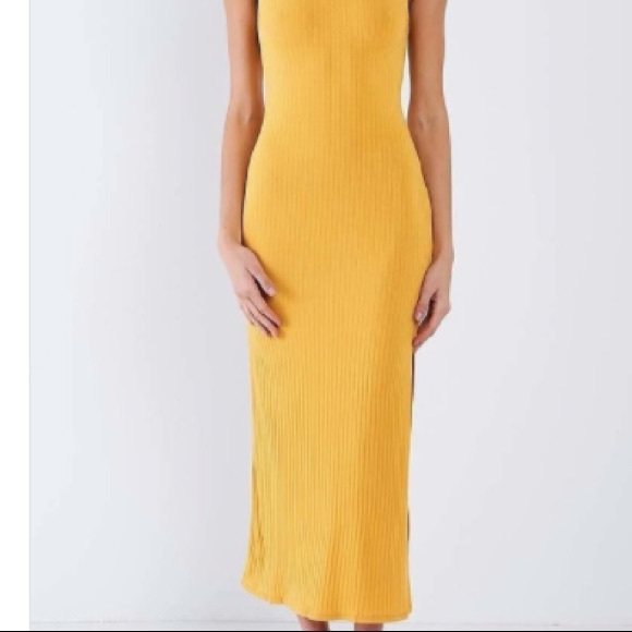 Dresses | Women Yellow Body Con Summer Dresses | Poshmark